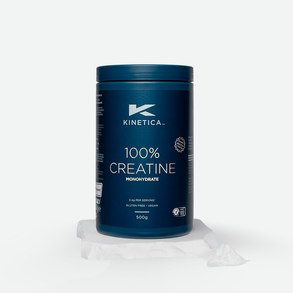 100% Creatine Monohydrate Powder - Unflavoured 500g – Kinetica Sports