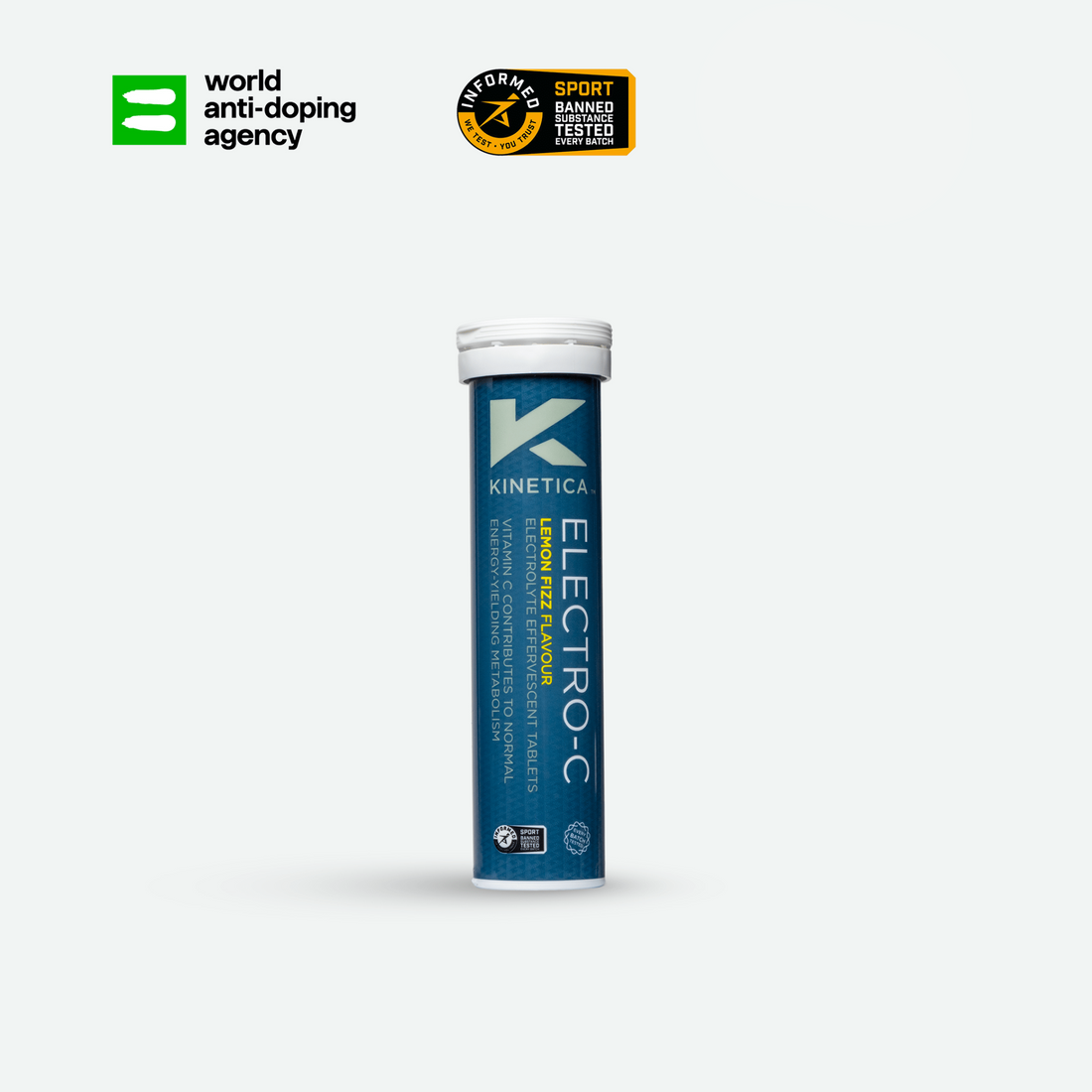 Electrolyte Tablets - Lemon Fizz - 1 Pack | 15 Servings – Kinetica ...